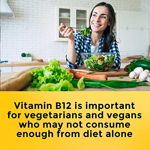Nature Made Vitamin B12 1000 mcg, Dietary Supplement For Energy Metabolism Support, 160 Time Release Tablets, 160 Day Supply
