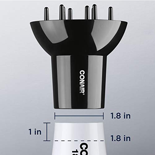 Conair Volumizing Universal Hair Diffuser, Adjustable Hair Dryer Attachment for Frizz-Free Curls to Fit Hair Dryer Nozzles from 1.75β to 2.3β