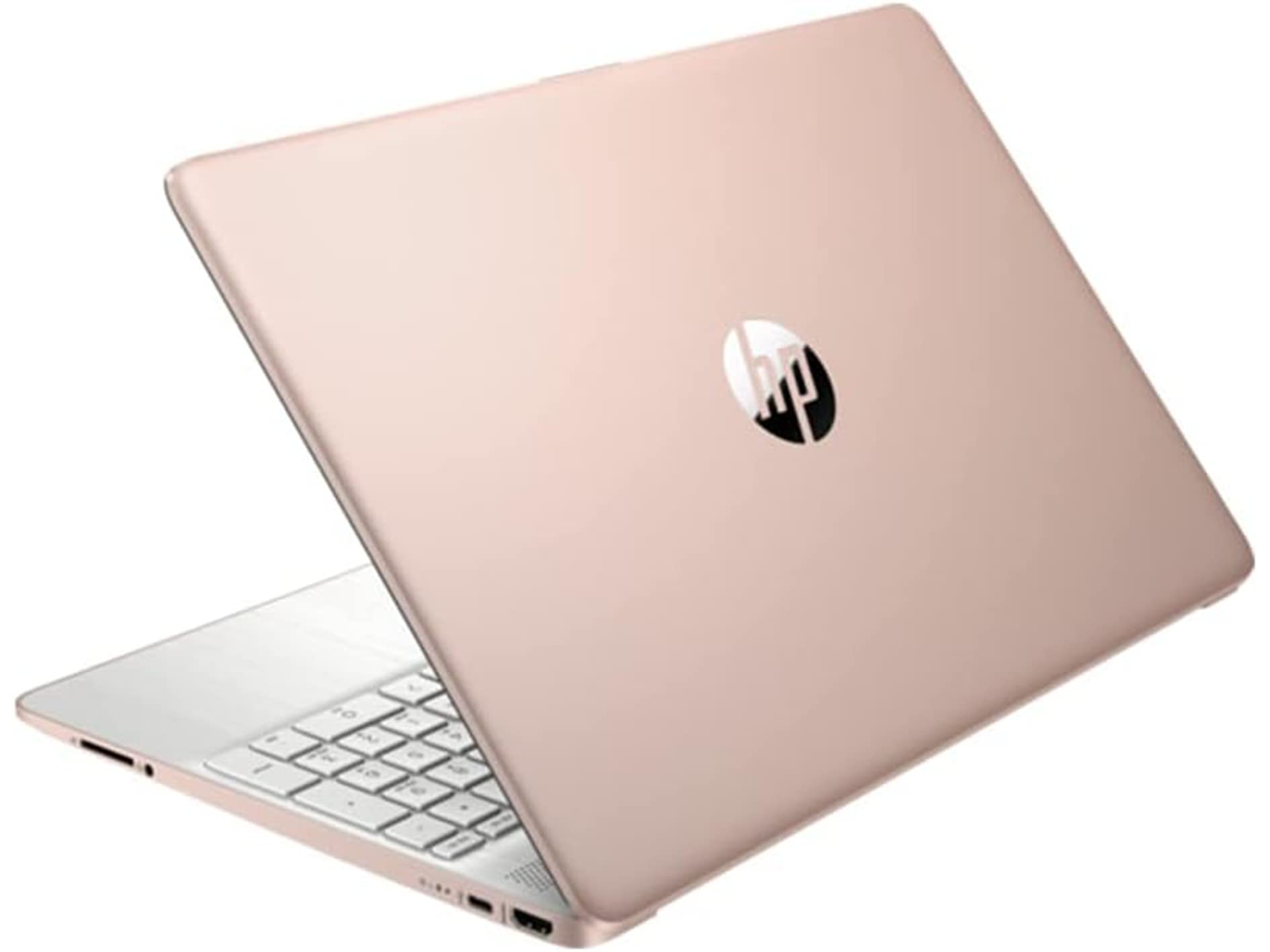 HP 2023 15.6" FHD Laptop, AMD Ryzen 5-5500U Processor, 32GB RAM, 1TB PCIe SSD, AMD Radeon Graphics, HD Webcam, Bluetooth, Wi-fi, Windows 11, Gold, 32GB SnowBell USB Card (Renewed)