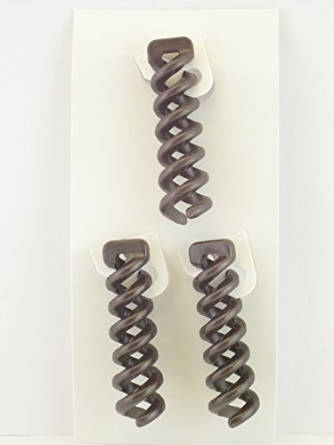Conair Comfy Plastic Pin Twirls - 3 Piece Kit