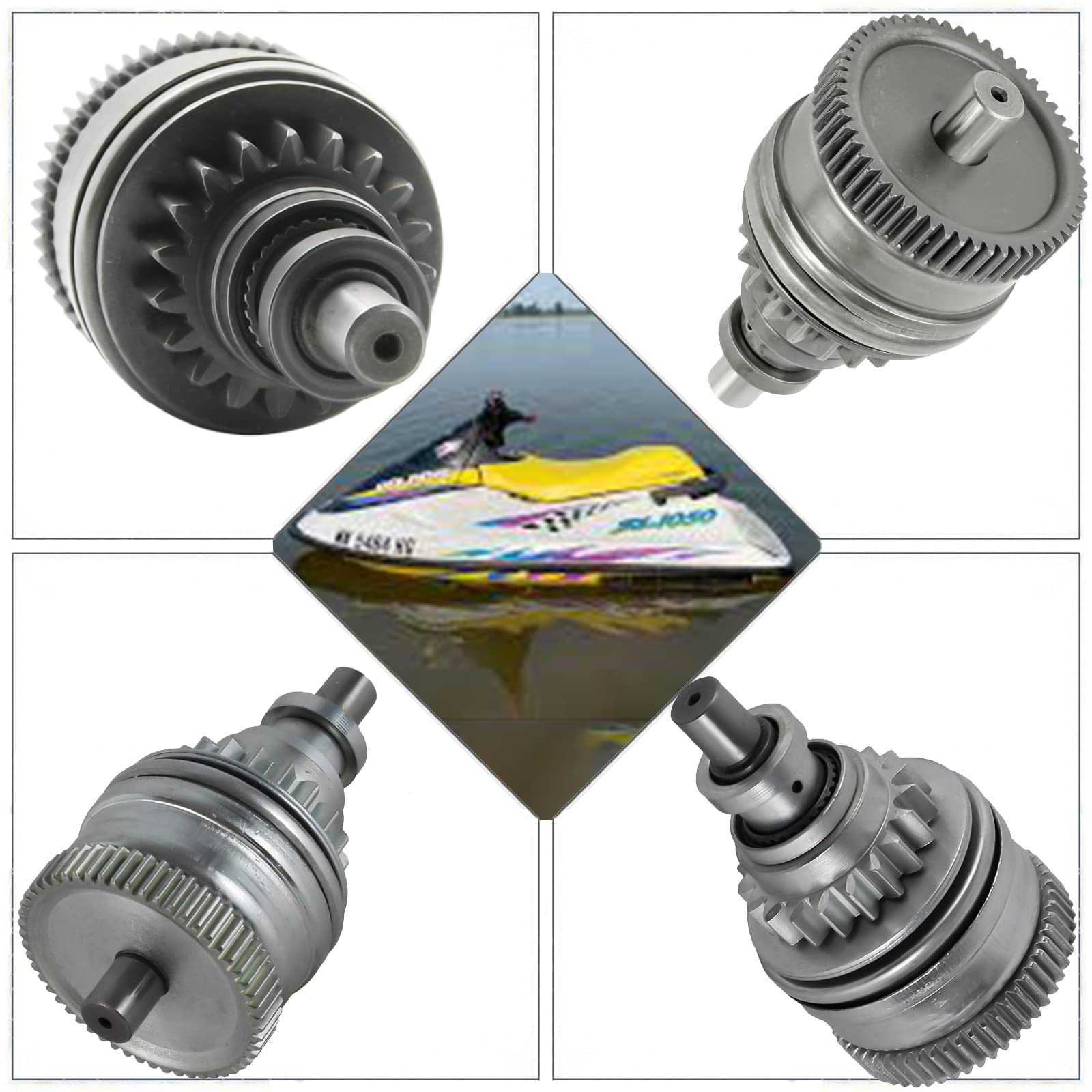 PROCOMPANY Starter Drive Bendix Replaces for Polaris OEM 3240122 4010418 4011585 4012033