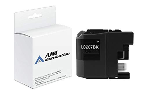 AIM Compatible Replacement for Brother MFC-J4320/4625 Black Extra High Yield Inkjet (1200 Page Yield) (LC-207BK)