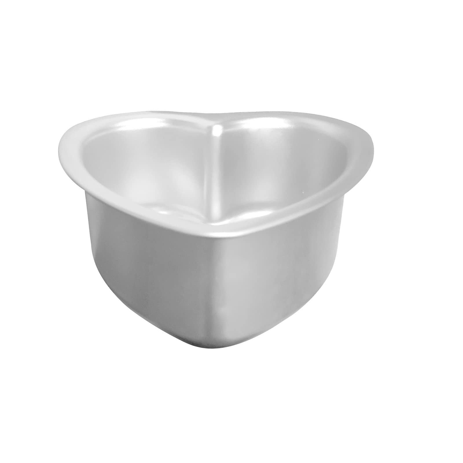 kefyixc Heart Shaped Cake Pan - 6x3 Inch Aluminum Cake Tin for Weddings, Parties, and Family Occasions Make cake pans for 1-2 servings, heart-shaped small cake pan