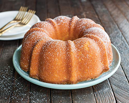 Nordic Ware Formed Bundt Pan, 6-Cup, Navy