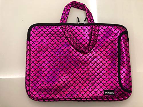 17.3-Inch Laptop Shoulder Carrying Bag Case Sleeve For 17" 17.3 inch HP DELL (Purple)