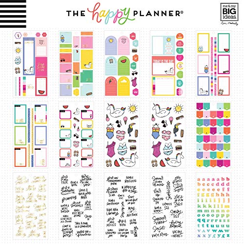 ME & MY BIG IDEAS Happy Planner STCKRS, Summer, 804/Pkg