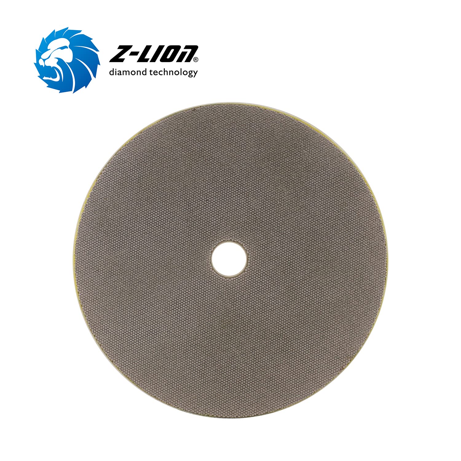 Z-Lion 7 Inches Diamond Polishing Pads Electroplated Grit 120 Professional for Glass,Pack of 4