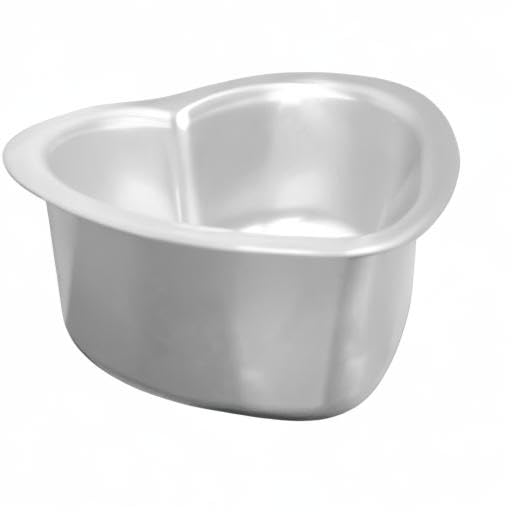kefyixc Heart Shaped Cake Pan - 6x3 Inch Aluminum Cake Tin for Weddings, Parties, and Family Occasions Make cake pans for 1-2 servings, heart-shaped small cake pan