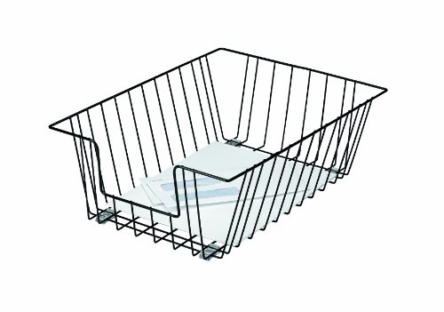 Fellowes 60112 Workstation Letter Desk Tray Organizer, Wire, Black & Workstation Legal Size Desk Tray Organizer, Wire, Black (65112)