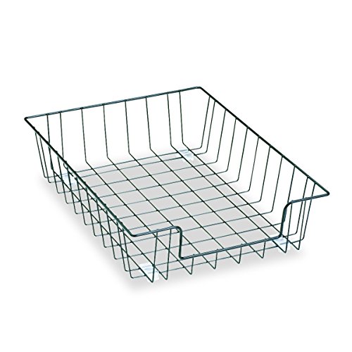 Fellowes 60112 Workstation Letter Desk Tray Organizer, Wire, Black & Workstation Legal Size Desk Tray Organizer, Wire, Black (65112)