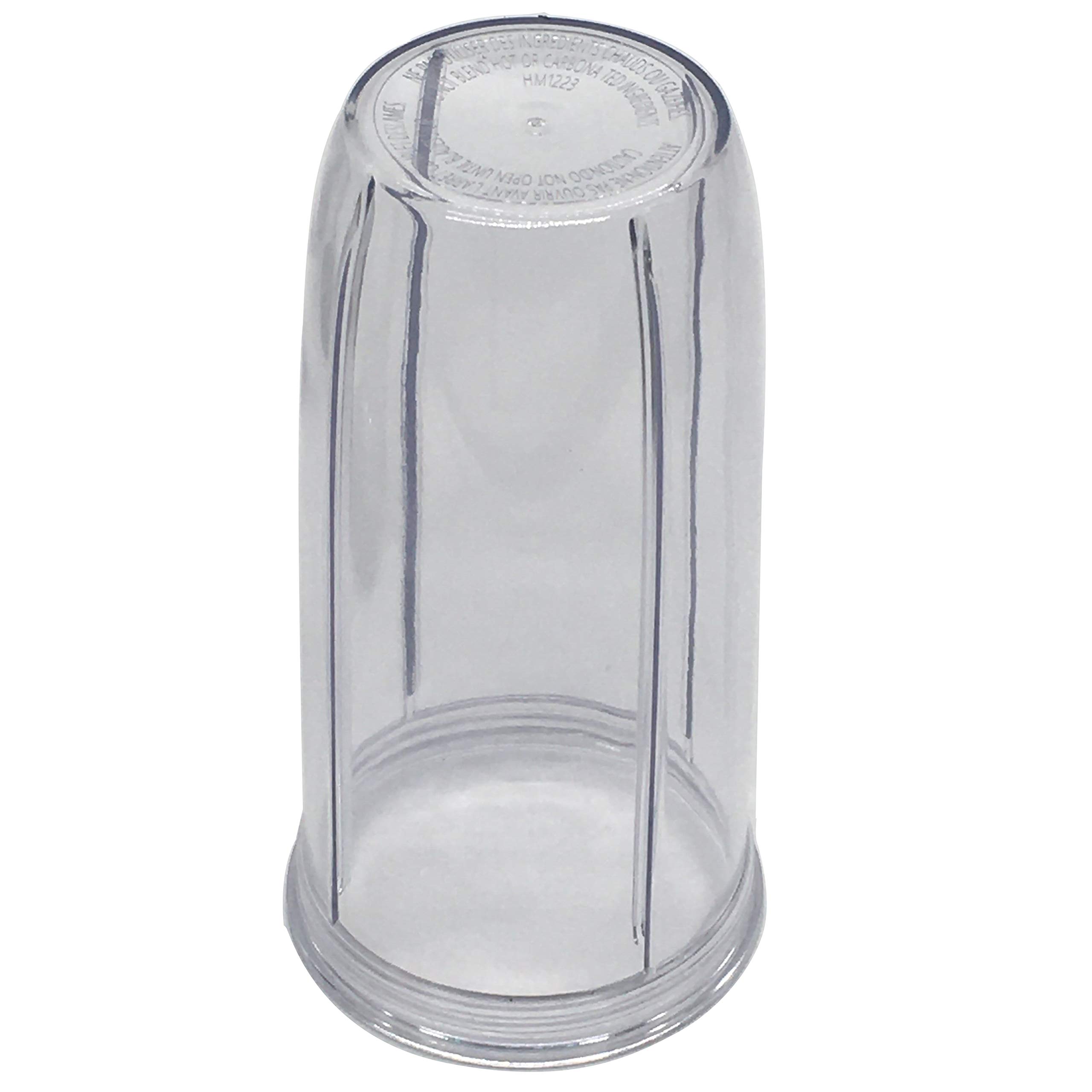Replacement milling flat Blades Attachment with 2 * 18oz cup with spout lid Compatible with Ninja Professional 72oz Countertop Blender BL610 30/BL610 BRN 30/BL611C/CO610B/CO650B