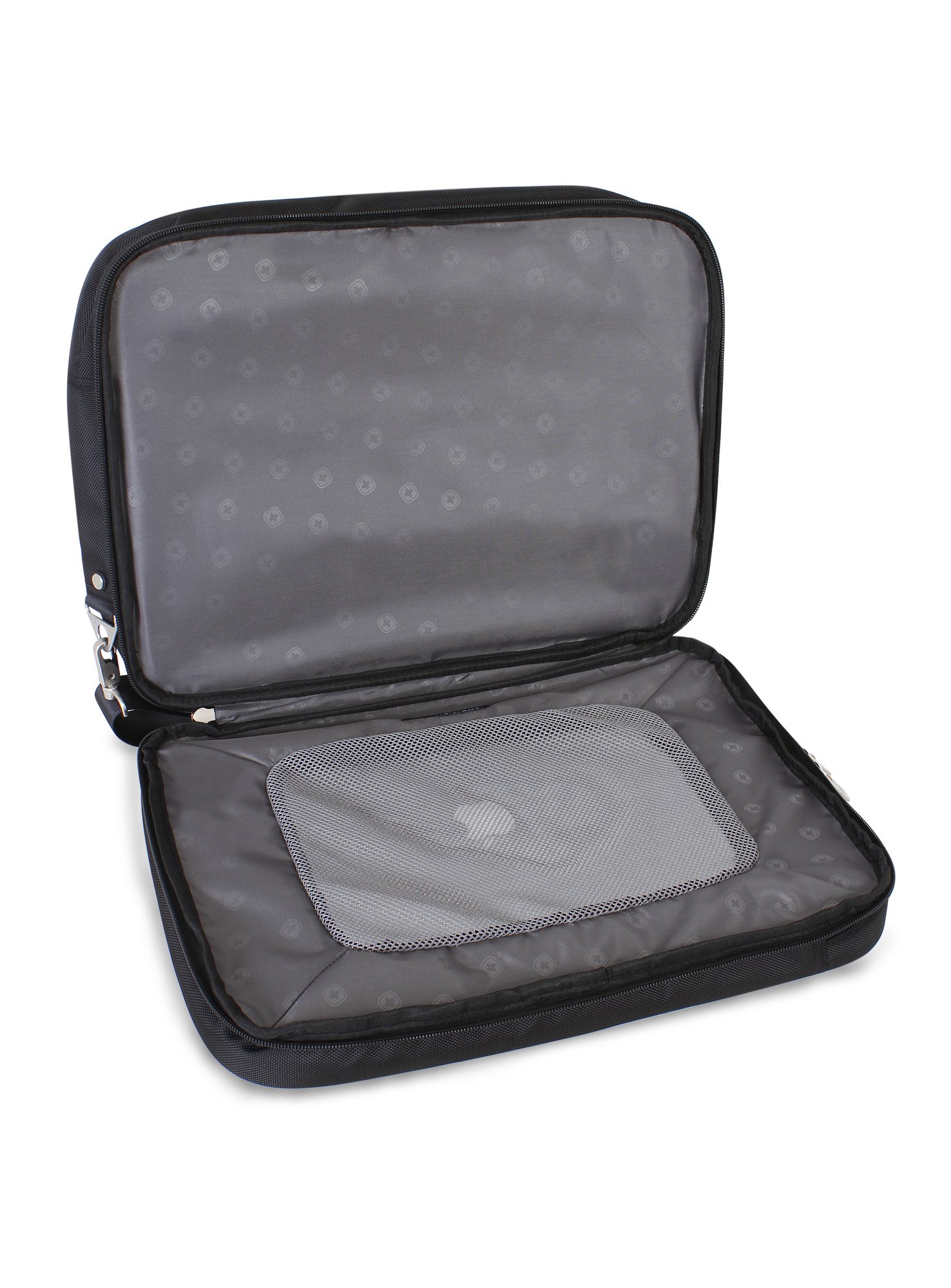 Swiss Gear SA8733 Black TSA Friendly ScanSmart Laptop Messenger Bag - Fits Most 15 Inch Laptops amd Tablets