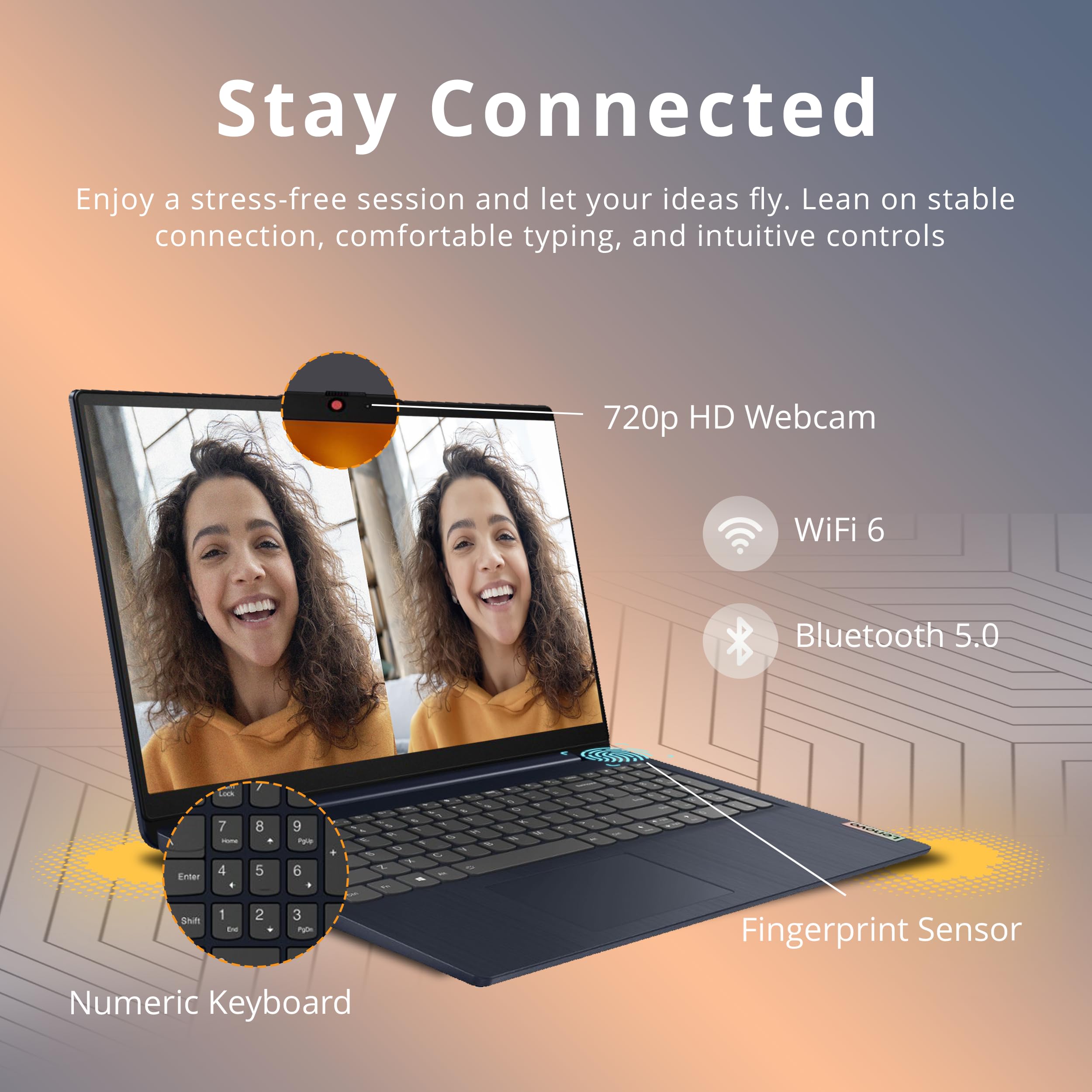 Lenovo IdeaPad 3 15ALC6 15.6" Laptop AMD Ryzen 5 5500U 12GB Ram 512GB SSD W10H (Renewed)