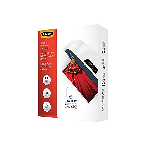 Fellowes Laminating Pouches with UV Protection, 5mil, 11-1/2 x 9, 100/Pack