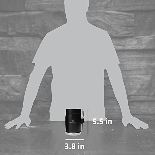 Stanley 10-09146-003 The Heritage Vacuum Food Jar Matte Black 14OZ / .4L