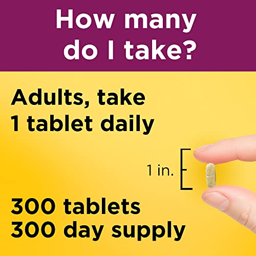 Nature Made Multivitamin for Her, Dietary Supplement for Daily Nutritional Support, 300 Tablets, 300 Day Supply