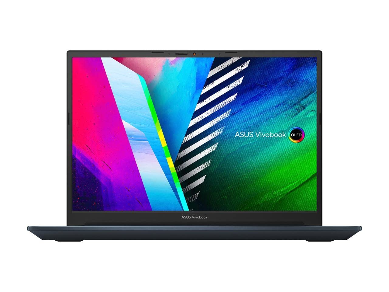 ASUS VivoBook Pro 14 OLED Slim Laptop, 14” WQXGA+ 16:10 OLED Display, AMD Ryzen 7 5800H CPU, NVIDIA GeForce RTX 3050, 16GB RAM, 1TB SSD, Windows 11 Pro, Quiet Blue, M3401QC-EB74
