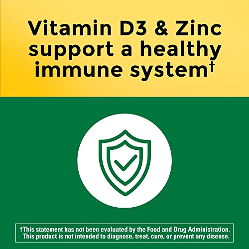 Nature Made Magnesium Complex with Vitamin D and Zinc Supplements, Magnesium Supplement for Muscle, Nerve, Heart & Bone Support with Vitamin D3 & Zinc for Immune Support, 60 Capsules, 30 Day Supply