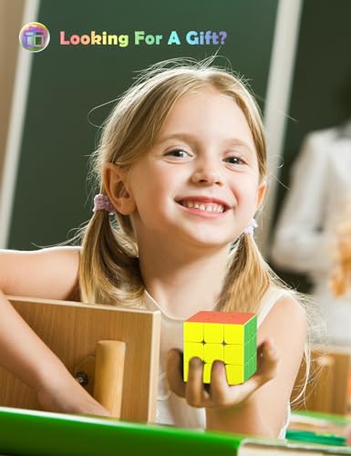 Speed Cube: Roxenda Profession 3x3x3 Speed Cube - Fast Smooth Turning - Solid Durable & Stickerless Frosted, Best 3D Puzzle Magic Toy - Turns Quicker Than Original