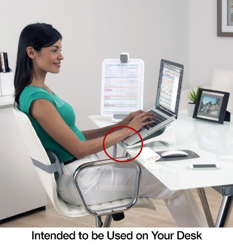 Fellowes I-Spire Series Laptop Lift/Stand, White/Gray (9311201)