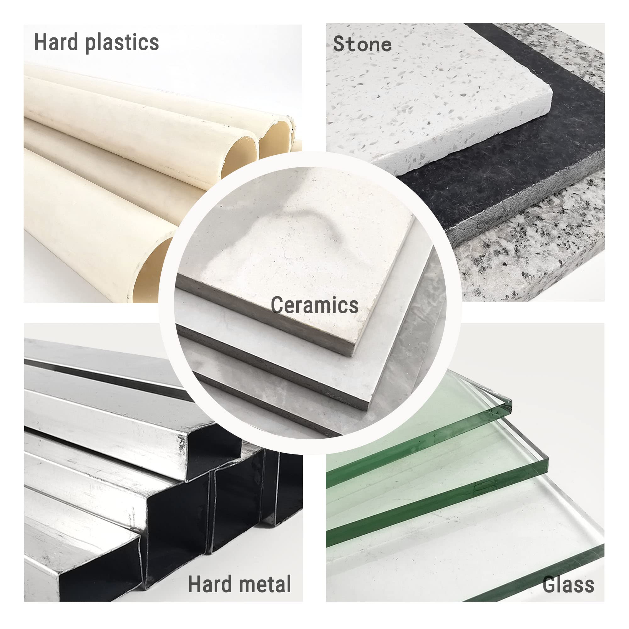 HXIN Diamond Hand Polishing Pad Diamond Sanding Block Foam Backed Diamond Sponge Sanding Pads for Wet or Dry Grinding polishing for Granite Marble Stone Tile Glass Ceramic (1, 200# Square)