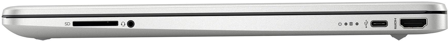 HP 2023 15.6-inch HD Micro-Edge Laptop, AMD Ryzen 3-5300U Processor, 12GB RAM, 256GB SSD Storage, Windows 11 Home, Long-Lasting Battery, Fast Charge, 720p Webcam, Natural Silver