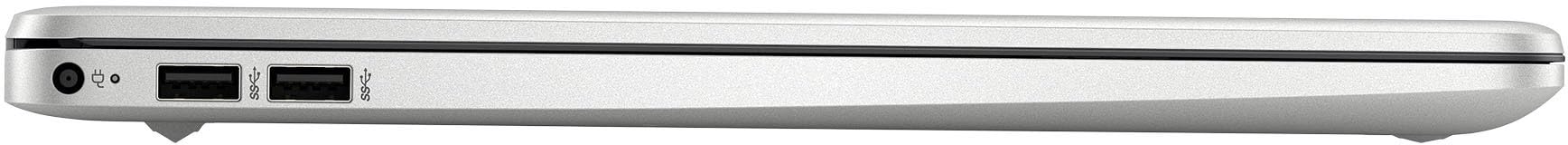 HP 2023 15.6-inch HD Micro-Edge Laptop, AMD Ryzen 3-5300U Processor, 12GB RAM, 256GB SSD Storage, Windows 11 Home, Long-Lasting Battery, Fast Charge, 720p Webcam, Natural Silver