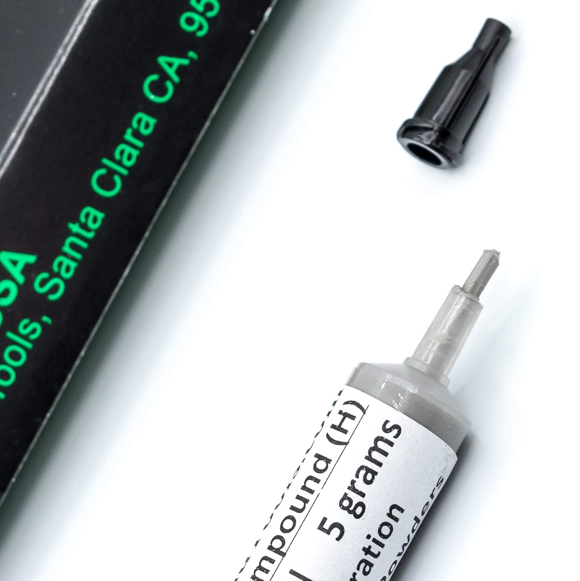 TechDiamondTools Diamond Polishing Compound Polishing Paste USA Made 200,000 Grit 0-0.1 Microns for Marble Glass Metal Rock Jewelry Resin Silver Chrome Gemstone with High Concentration Diamond Powder