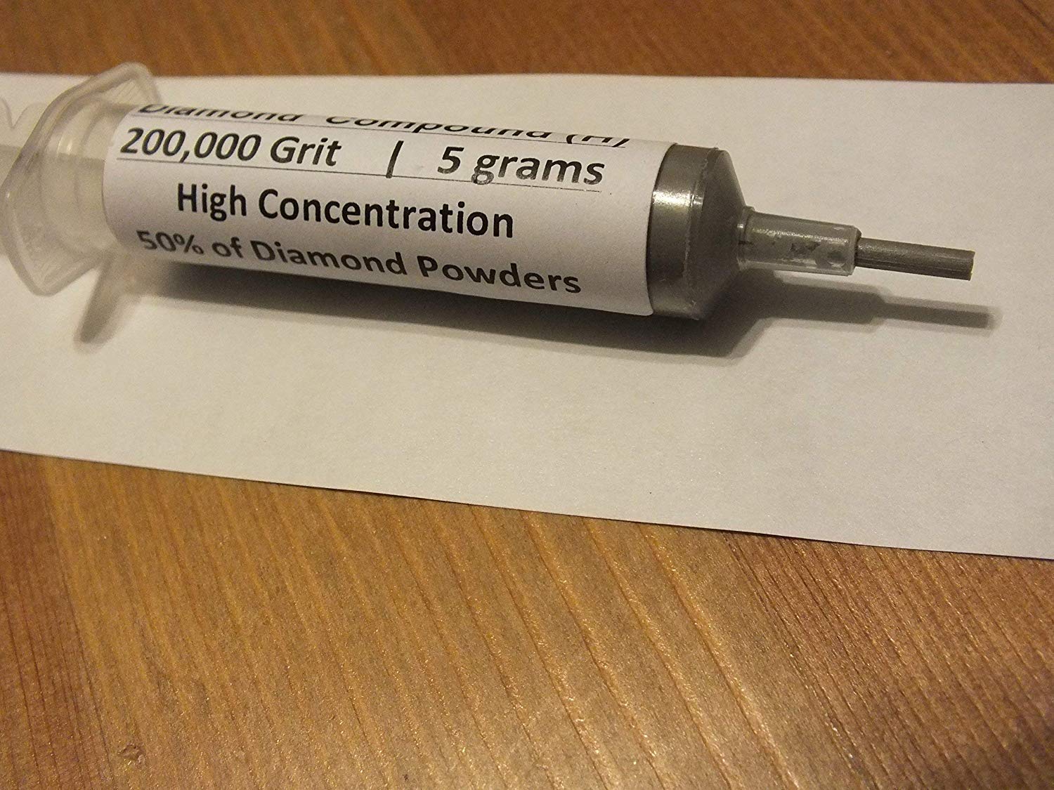 TechDiamondTools Diamond Polishing Compound Polishing Paste USA Made 200,000 Grit 0-0.1 Microns for Marble Glass Metal Rock Jewelry Resin Silver Chrome Gemstone with High Concentration Diamond Powder