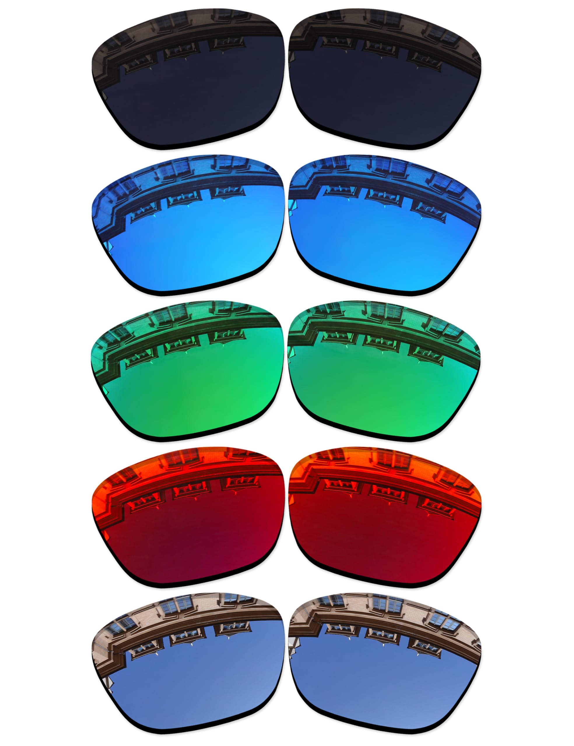 Vonxyz Set of 5 Lenses Replacement for Bose Alto S/M BMD0007 | BMD0008 Sunglass Combo Pack