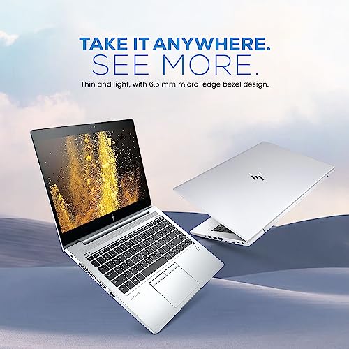HP Elitebook 745 G5 Laptop, AMD PRO Ryzen - Series Processor, 16GB DDR4 Ram, 256GB SSD Drive, 14 Inch FHD Notebook Computer, Webcam, HDMI, USB - C, Windows 10 Pro (Renewed)