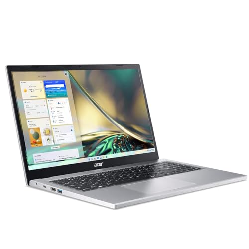 acer Aspire 3 Slim Laptop, 15.6" FHD IPS Display, AMD 4-Core Ryzen 3 7320U (Beat i7-1160G7), AMD Radeon Graphics, 8GB LPDDR5, 512GB PCIe SSD, Webcam, Wi-Fi 6, Keypad, USB-C, PDG HDMI, Win 11 Pro