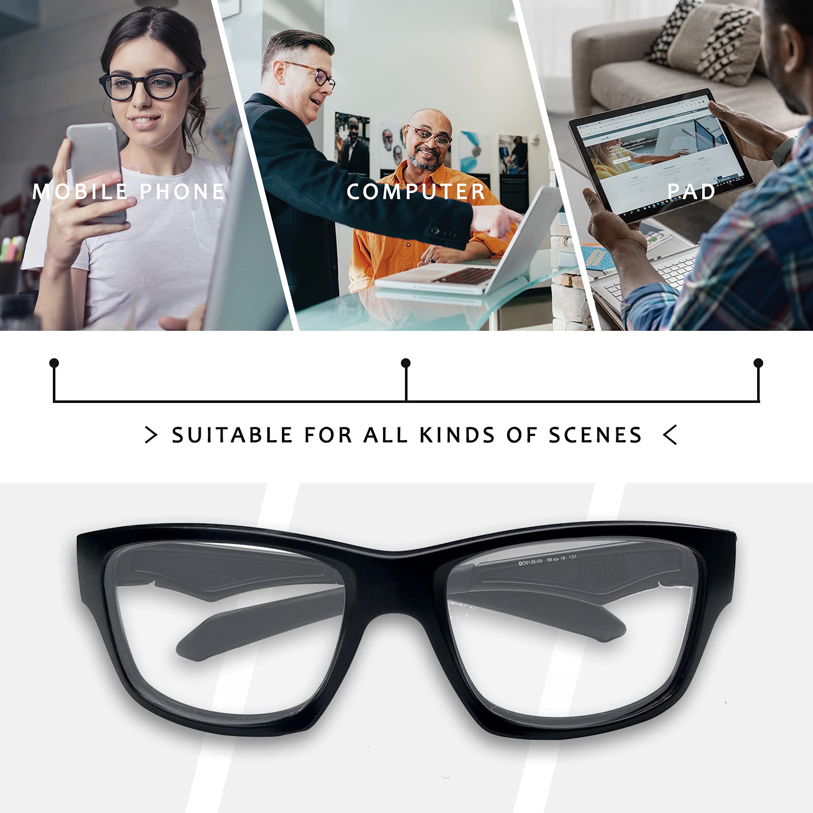 Millersawp Soprano Anti Blue Light Replacement Lenses Compatible with Bose Audio Sunglass-HD Clear