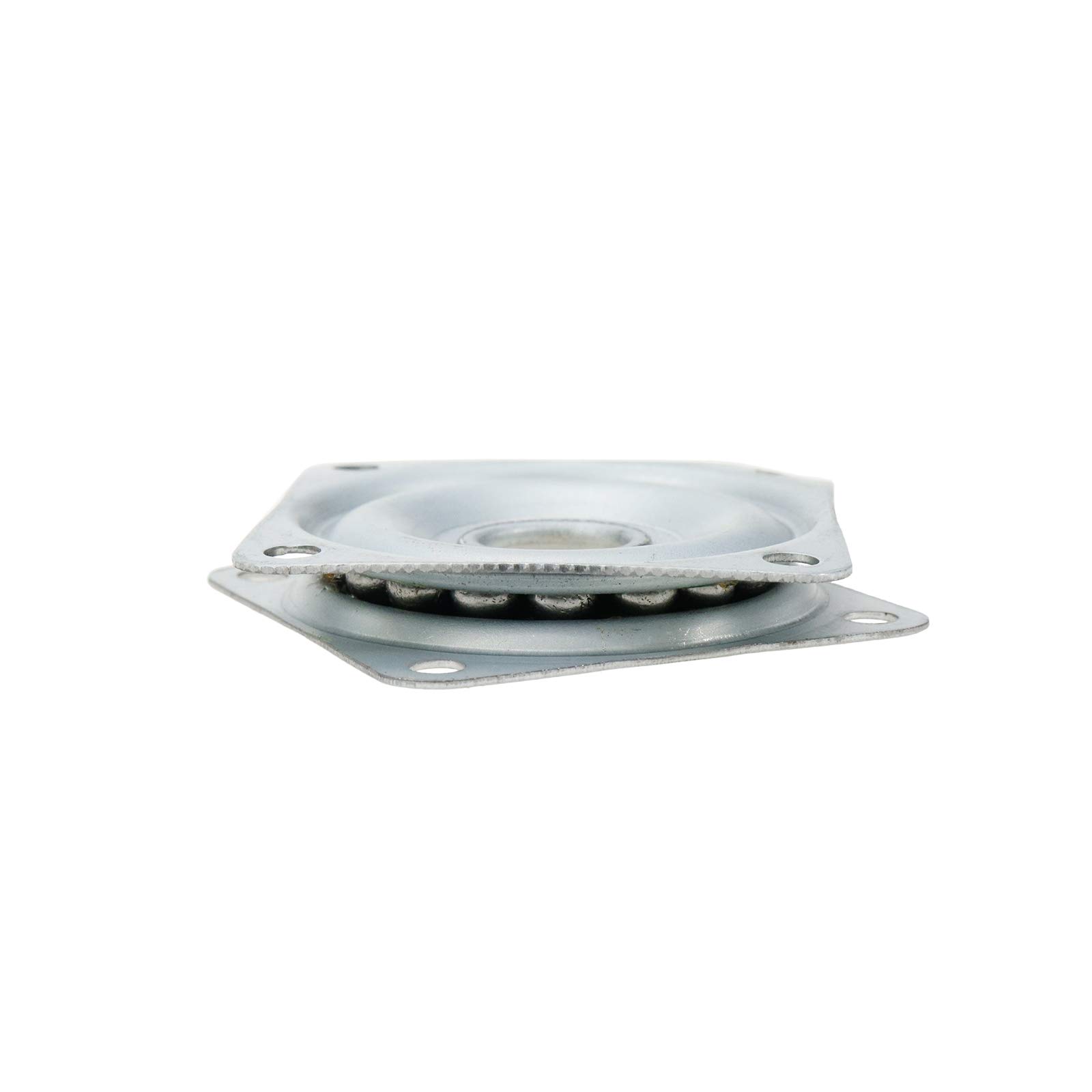 S SYDIEN 5Pcs 2 Inch Square Lazy Susan Turntable Bearings Kitchen Hardware Swivel Plate Galvanized Steel Rotating Bearing Plate for Kitchen, Painting, Makeup Holder