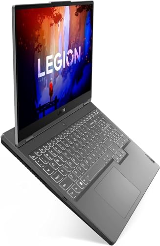 Lenovo Legion 5 15.6" WQHD 165Hz Gaming Laptop Computer, AMD Ryzen 7 7735H 8-Core, NVIDIA GeForce RTX 4060, 16GB DDR5 RAM, 512GB PCIe SSD, Backlit Keyboard, WiFi 6, Ethernet, Windows 11 Home