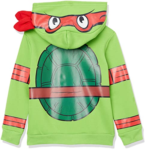Teenage Mutant Ninja Turtles Toddler Boys' Graphic Zip-up Hoodie, Red, 3T