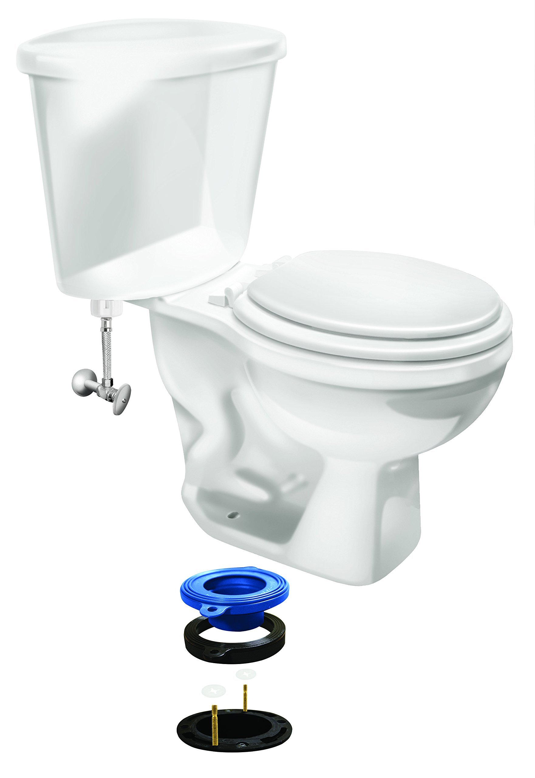 Fluidmaster 7530P8 Universal Better Than Wax Toilet Seal, Wax-Free Toilet Bowl Gasket Fits Any Drain