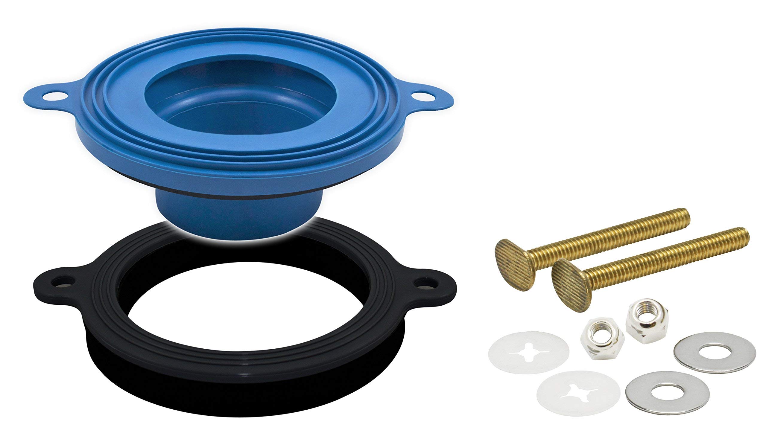 Fluidmaster 7530P8 Universal Better Than Wax Toilet Seal, Wax-Free Toilet Bowl Gasket Fits Any Drain