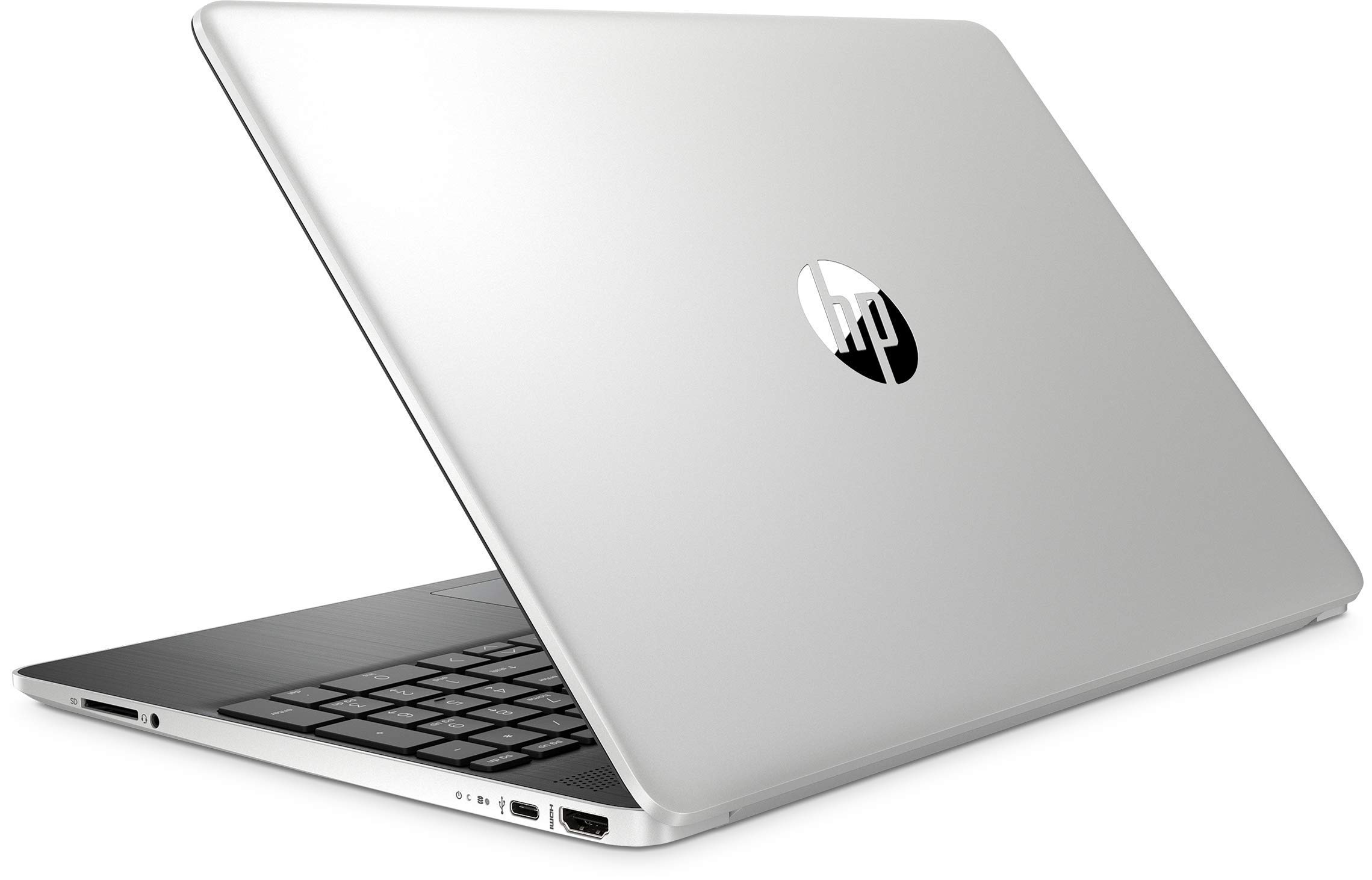 HP New 15.6" HD Touchscreen Laptop Intel Core i3-1005G1 8GB DDR4 RAM 128GB SSD HDMI Bluetooth 802.11/b/g/n/ac Windows 10 15-dy1731ms Silver