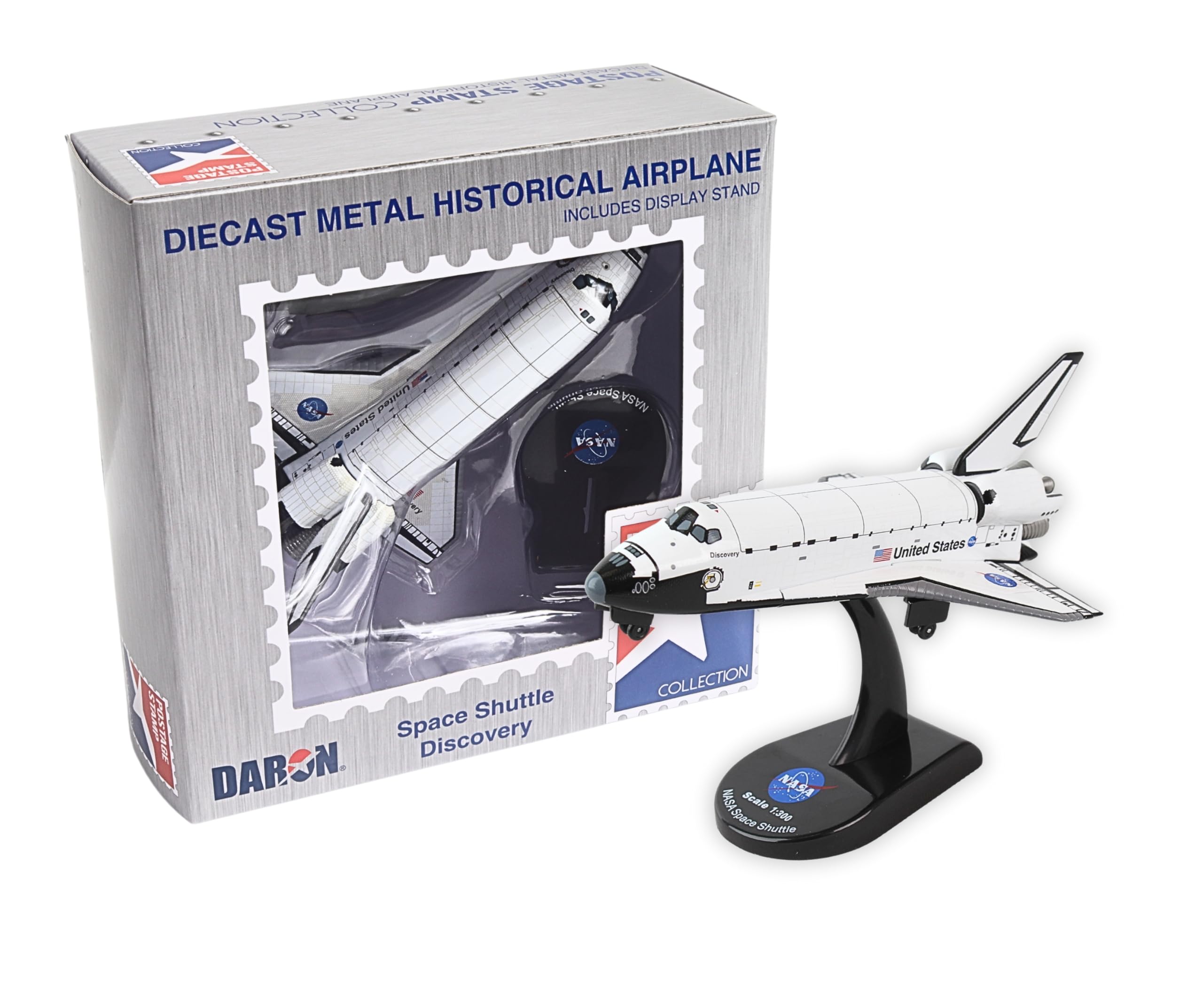Daron Postage Stamp Space Shuttle Discovery Vehicle (1/300 Scale)