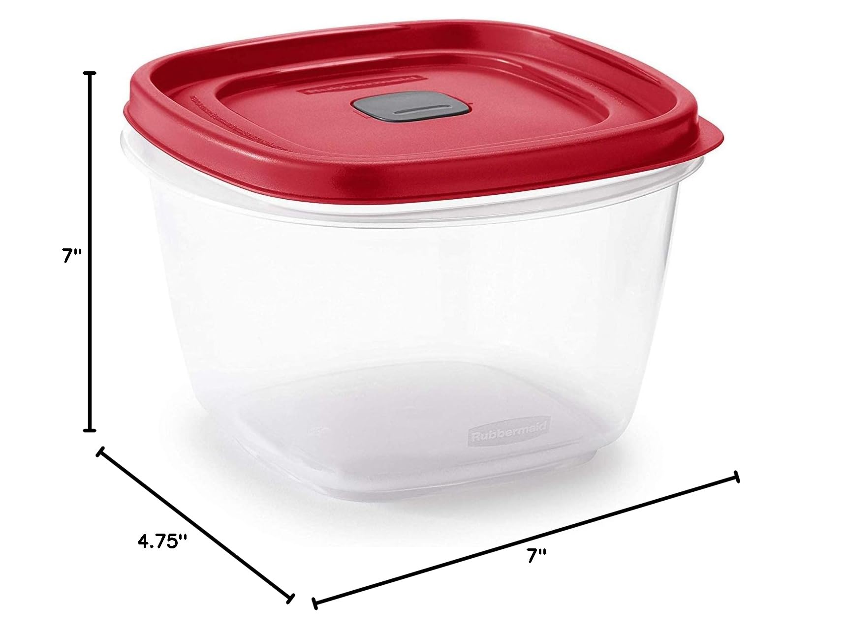 Rubbermaid 7 cups Food Storage Container 3 Pack Clear