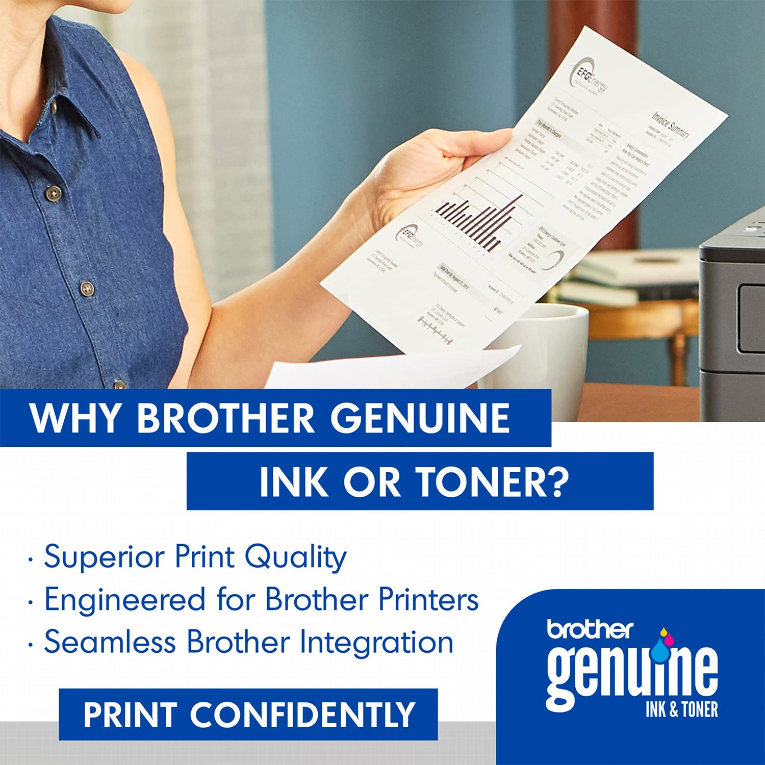 Brother Genuine TN437BK Ultra High Yield Black Toner Cartridge XL