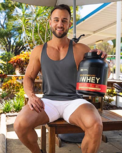 Optimum Nutrition Gold Standard 100% Whey Protein Powder, Coffee, 5 Pound (Packaging May Vary)