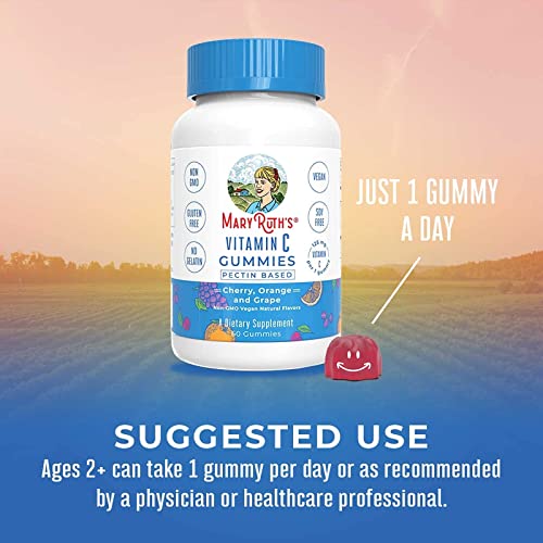 Kids Vitamin D3 Gummies & Vegan Vitamin C Gummies Bundle | Supplement for Bone Strength, Phosphorus and Calcium Absorption | Supports Immune Function & Overall Health for Adults & Kids
