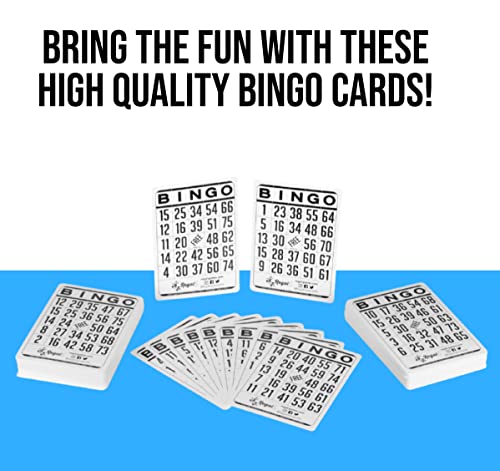 Regal Games - Classic Bingo Cards - 200 Count - 6.125β x 4.17β Cardstock - White