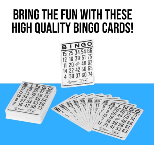 Regal Games - Classic Bingo Cards - 50 Count - 6.125” x 4.17” Cardstock - White