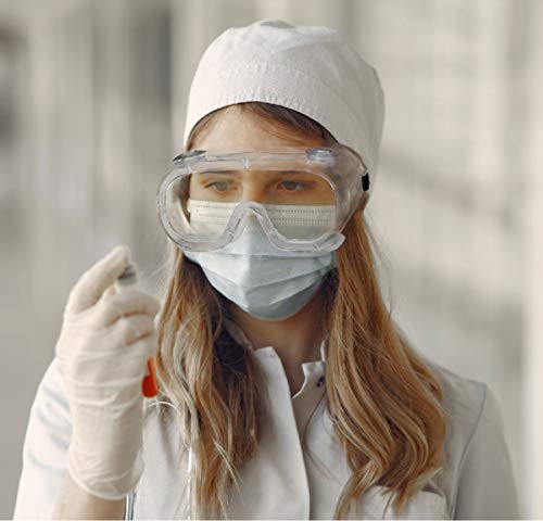 XII WY Anti-fog Protective lab Safety Goggles Anti Scratch Eye Safety Over Glasses Construction Work Goggles