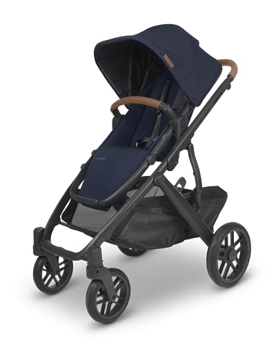Vista V2 Stroller - NOA (Navy/Carbon/Saddle Leather) + Piggyback for Vista and Vista V2