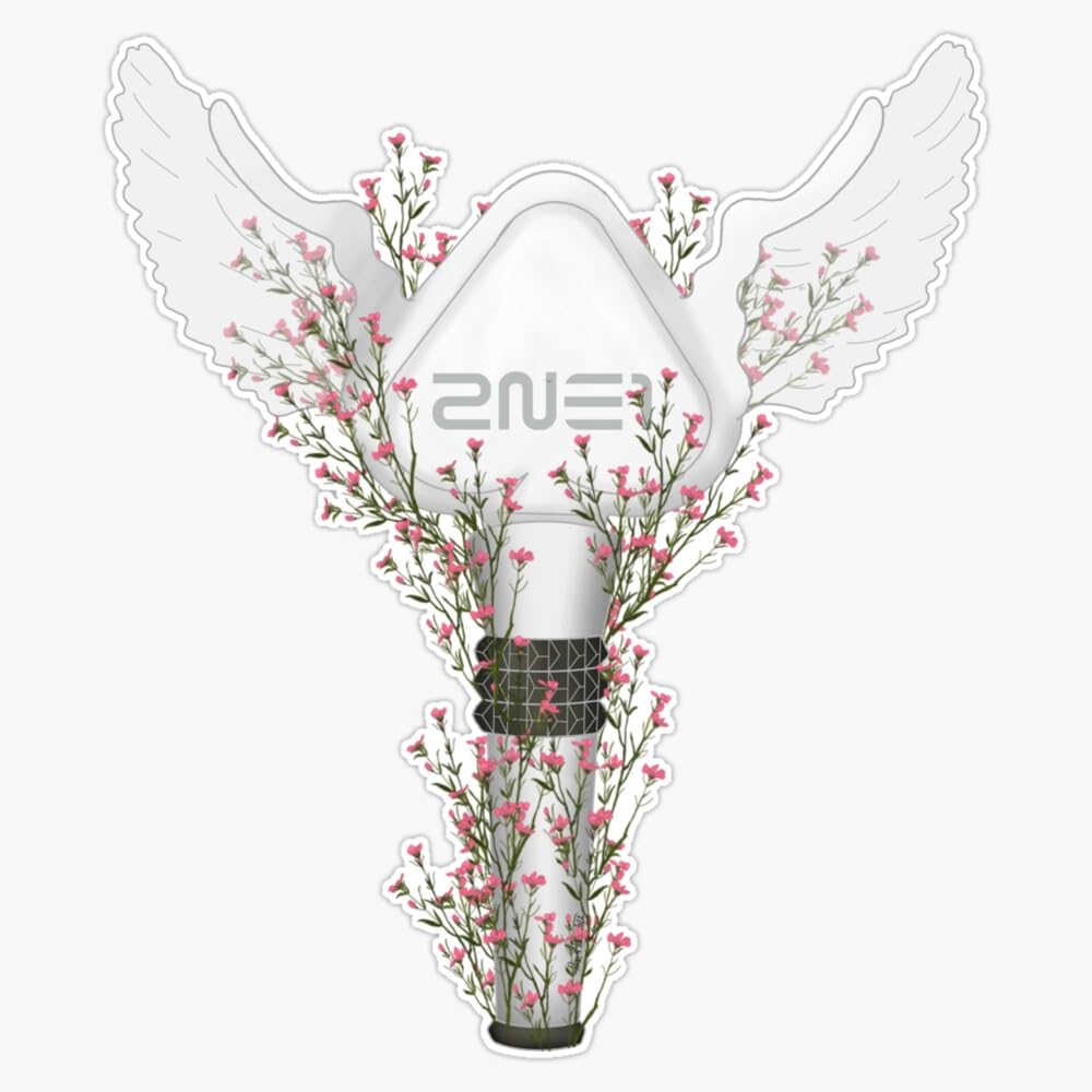 2Ne1 Lightstick Kpop Sticker Vinyl Waterproof Sticker Decal Car Laptop Wall Window Bumper Sticker 5"