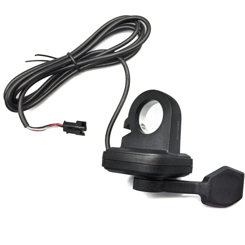 E-Bike Thumb Throttle๏ผ108X Right Thumb Throttle Speed Control 3 Pin SM Connector 12V 24V 36V 48V 72V for Electric Scooters and EBike (108X-R SM Plug)